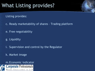 Voluntary Delisting -Strategy | PPT
