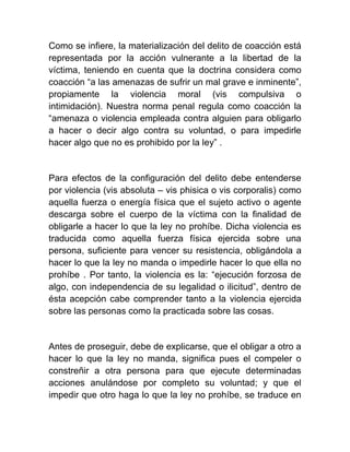 DELITO DE COACCION-Y-FUNCIONARIOS PUBLICOS | PDF