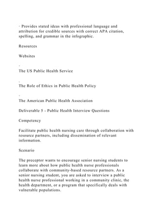 Deliverable 1 - Public Health Nursing PresentationCompetency.docx