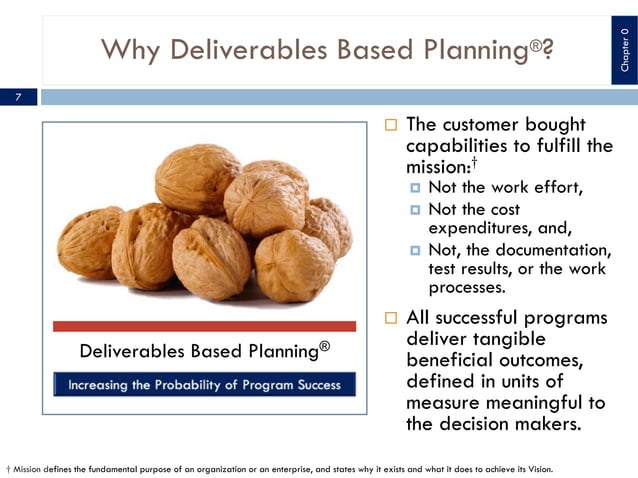 Deliverables based planning handbook | PPT