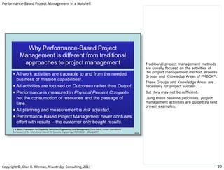 Performance-Based Project Management In A Nut Shell | PDF