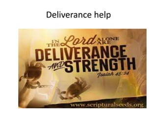 Deliverance help | PPT