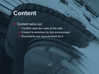 Delivering Information: Document vs. Content | PPT