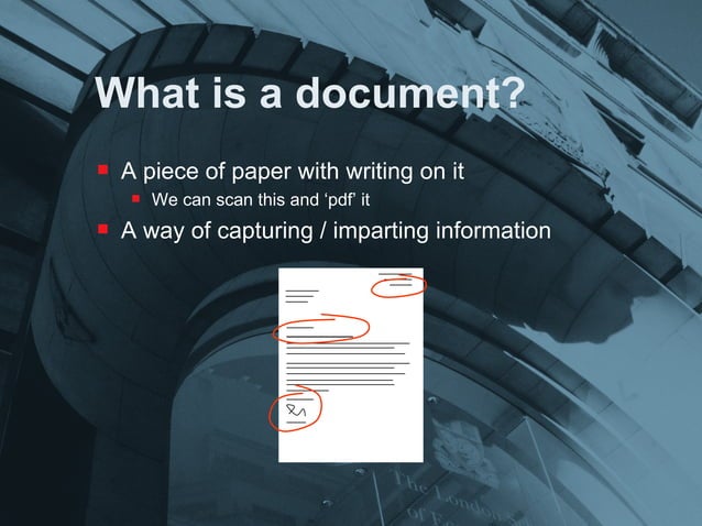 Delivering Information: Document vs. Content | PPT