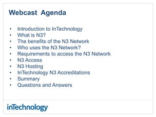 Delivering services over the N3 Network | PPT