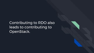 Delivering a bleeding edge community led open stack distribution- rdo | PPT