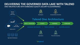Delivering analytics at scale with a governed data lake | PPT