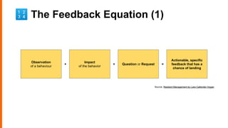 Delivering Effective Feedback - FP Talks | PDF