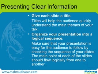 Delivering Effective Power Point Presentations | PPT | Operating ...