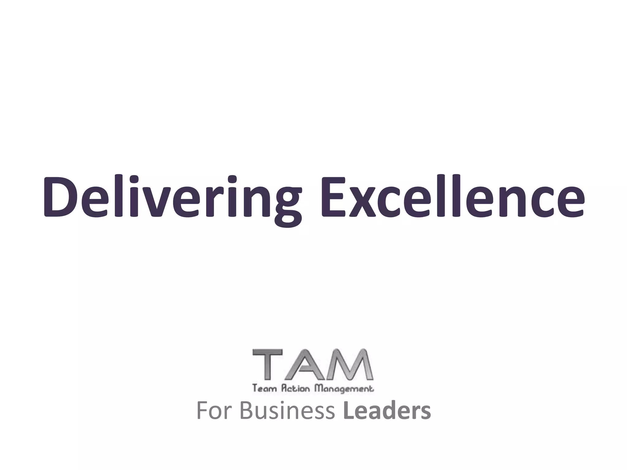 Delivering Excellence | PPTX