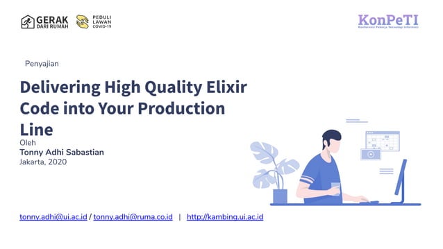 Delivering High Quality Elixir Code using Gitlab | PPT