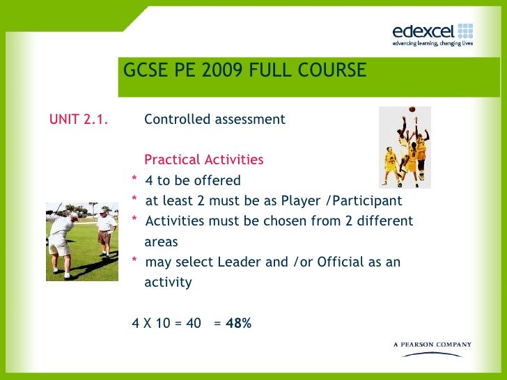 GCSE PE - New Specification