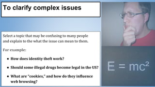 Delivering the Speech of Information | PPTX