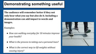 Delivering the Speech of Information | PPTX