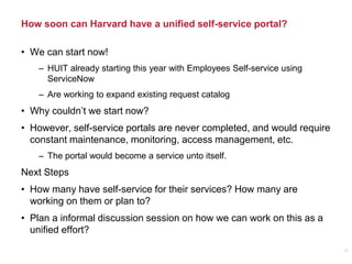 Delivering university self service for it and business services v1 | PPT