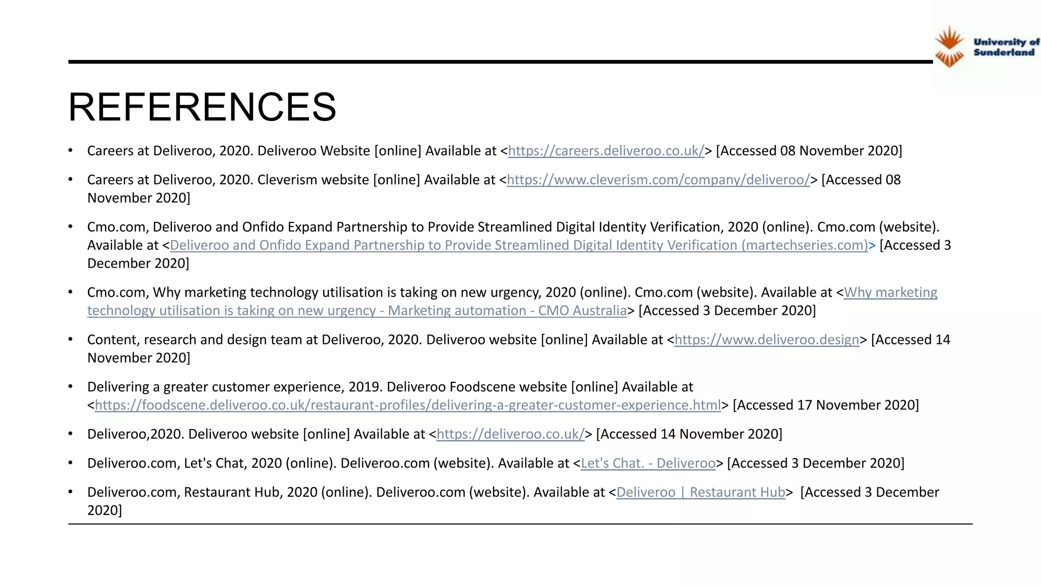 Deliveroo Marketing Case Study | PPTX