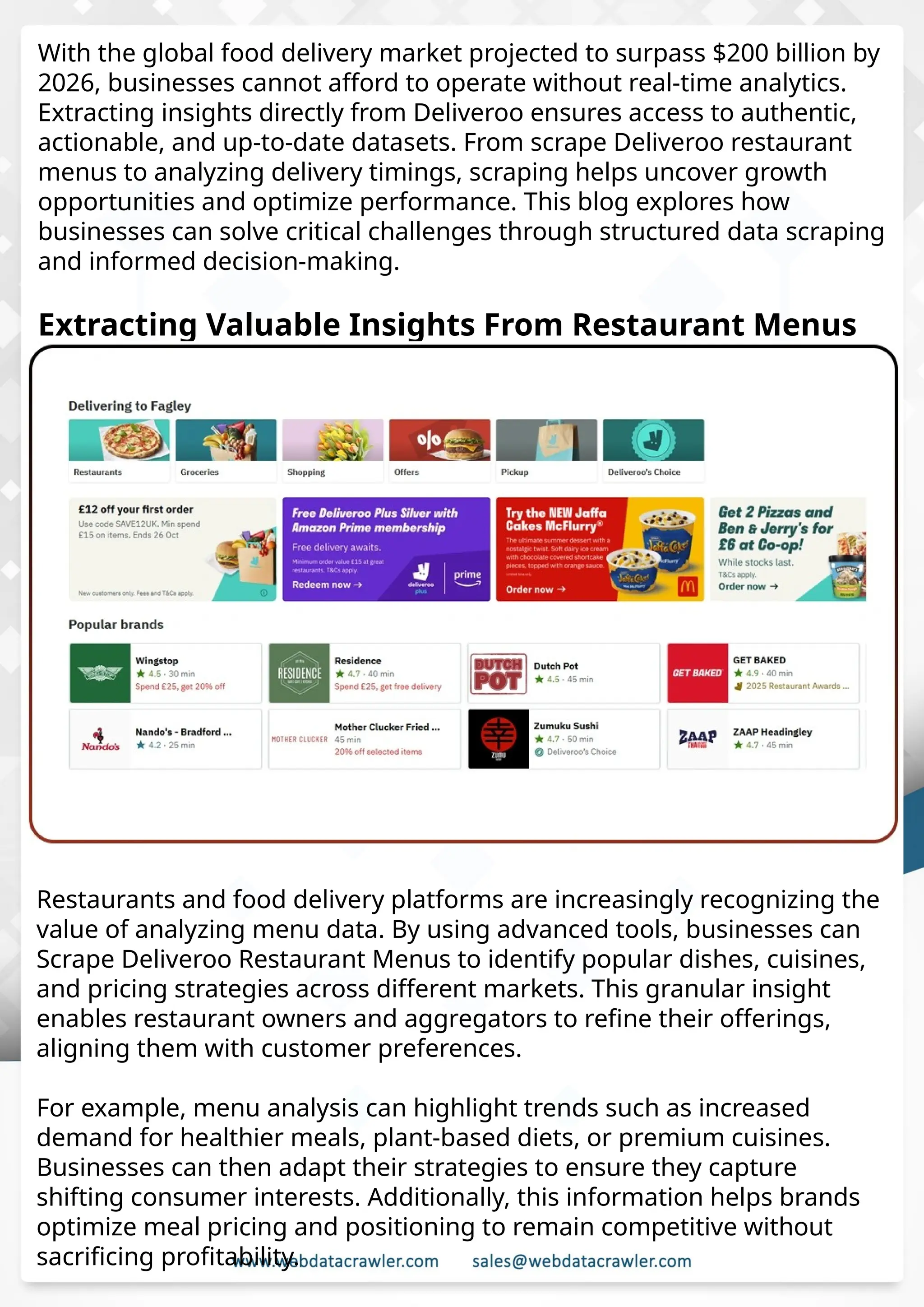 Deliveroo Data Scraping Services For Real-Time Food Analytics.pptx