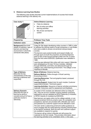 Delivery Mode Definitions | PDF