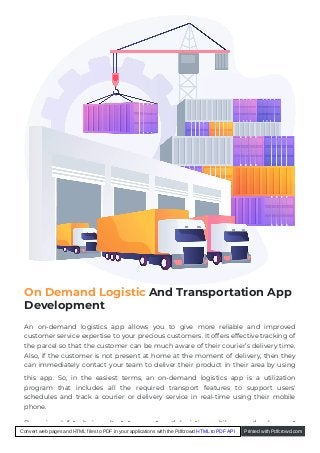 Delivery and logistics app development.pdf