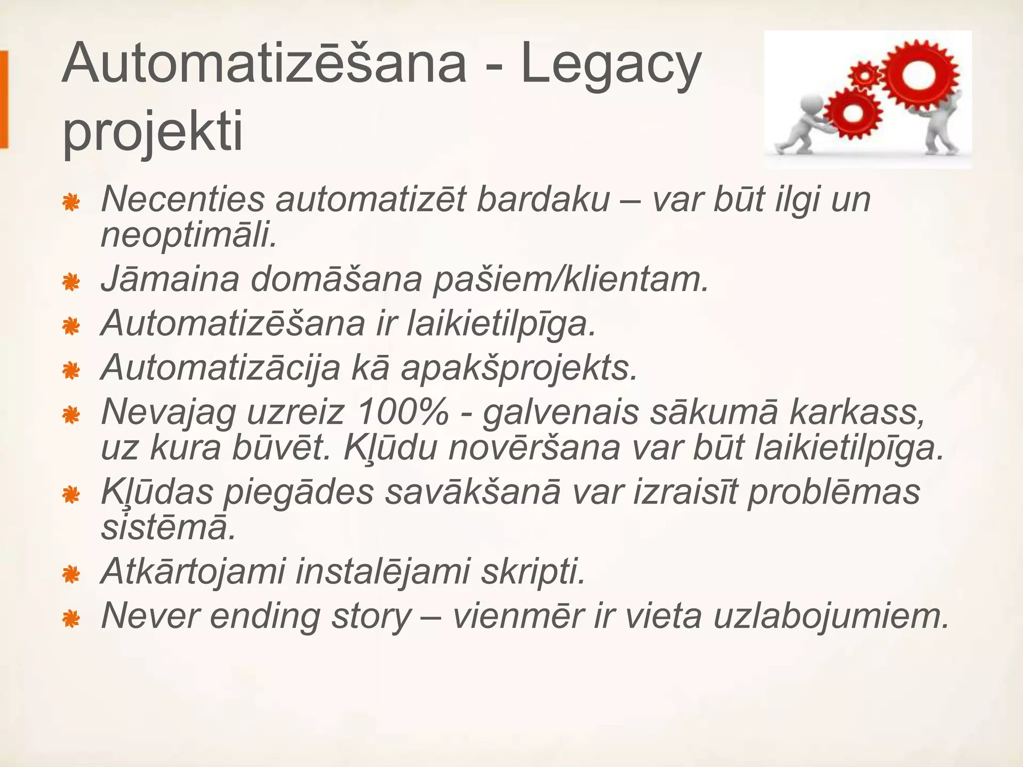 Delivery automation roadmap | PPT