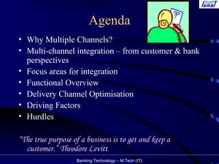 Electronic Delivery channels integration | PPT