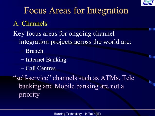 Electronic Delivery channels integration | PPT