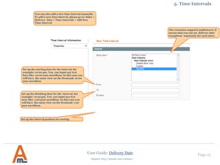 Delivery Date: Magento Extension by Amasty. User Guide. | PDF