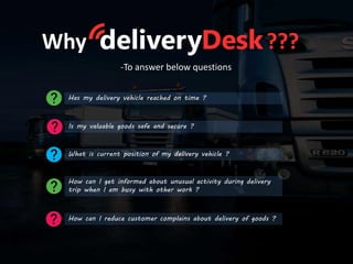 deliveryDesk - a smart delivery | PPSX