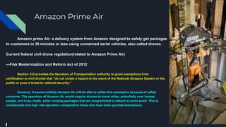 Delivery drones | PPTX