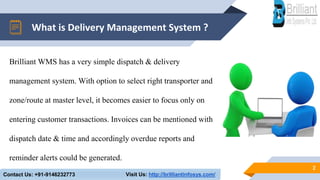 online delivery management software | PPTX