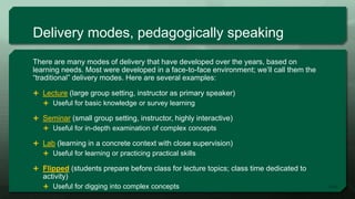 Delivery modes | PPTX