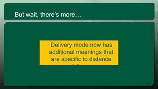 Delivery modes | PPTX