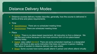 Delivery modes | PPTX