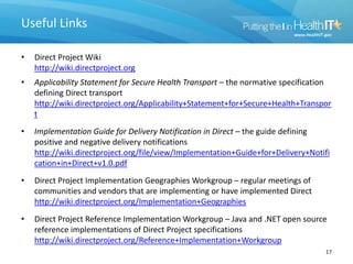 Delivery Notifications in Direct Background & Implementation Guidance | PPT