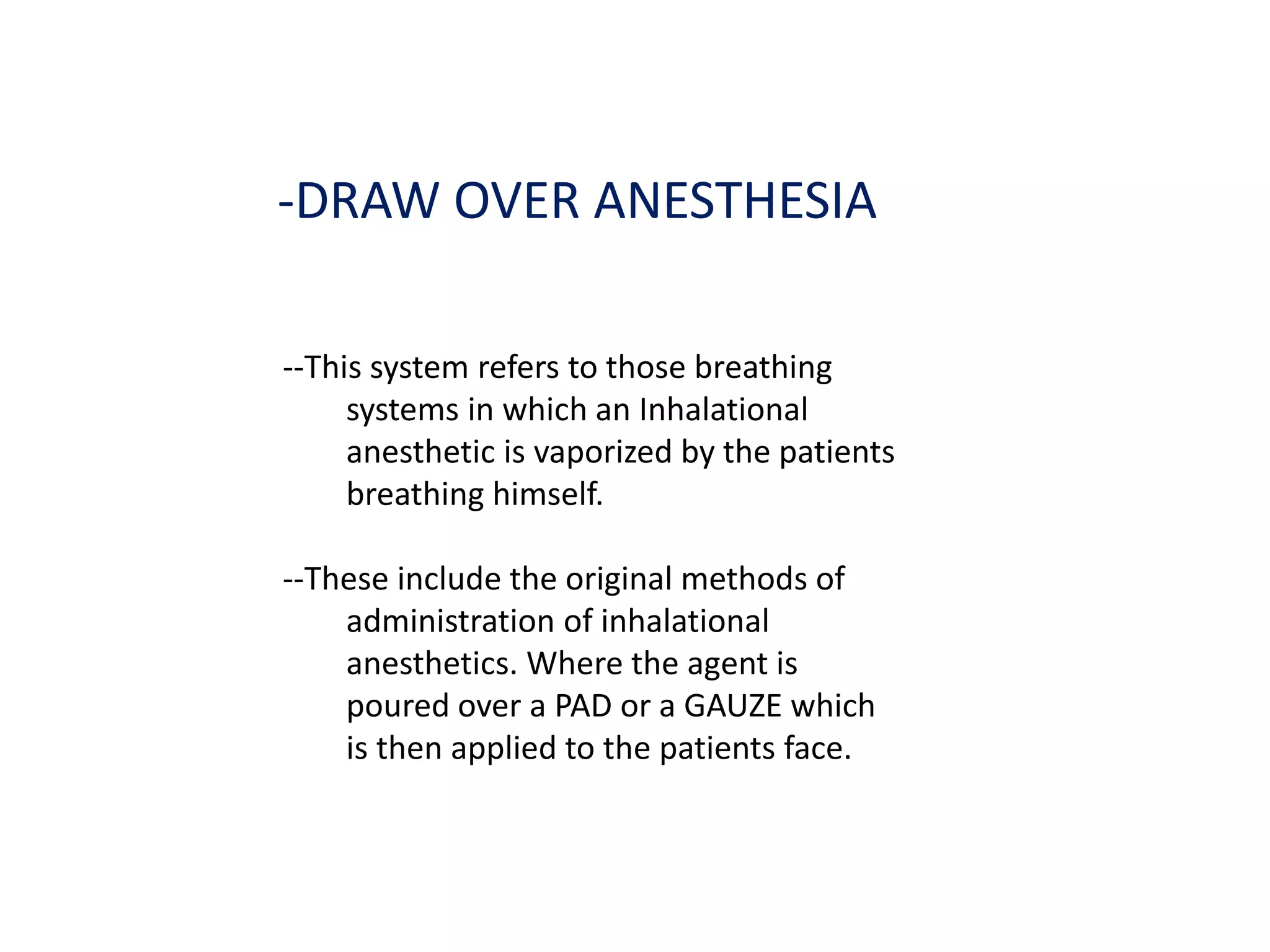 #Delivery of anesthetic agents | PPTX
