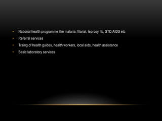 Delivery of community health services | PPTX
