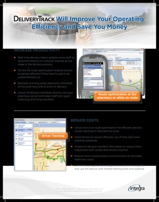 DeliveryTrack Datasheet | PDF