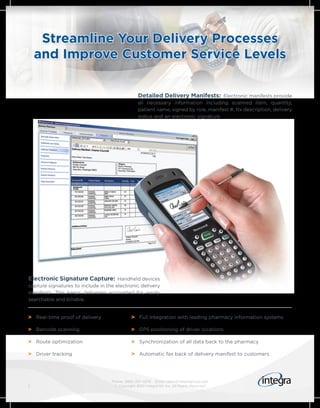 DeliveryTrack Datasheet | PDF
