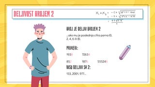 Deljivost brojevima 2, 3, 5, 9 za 5. razred.pptx