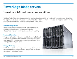 Dell PowerEdge Porfolio 2013 | PDF