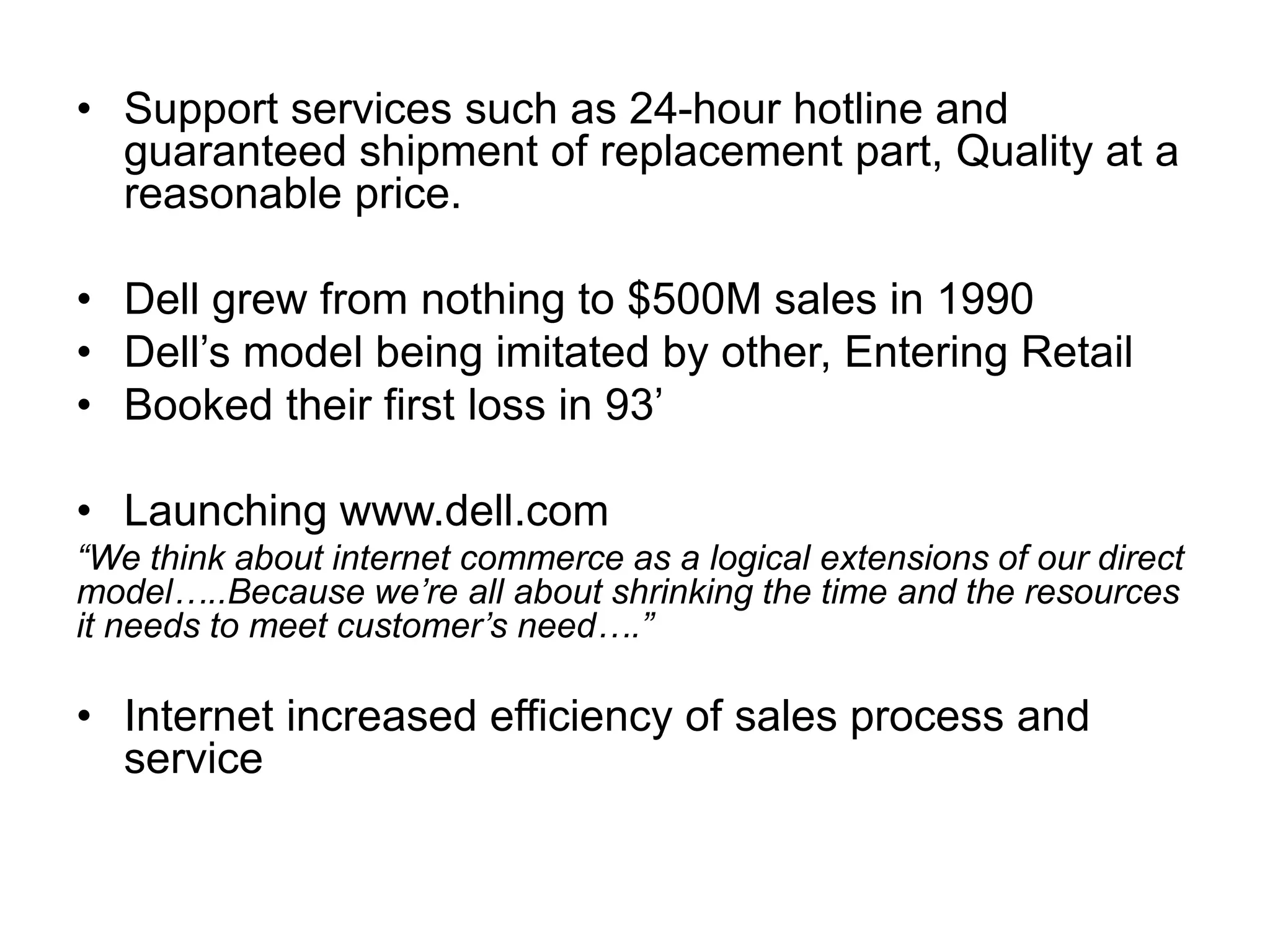 Supply chain of Dell | PPTX