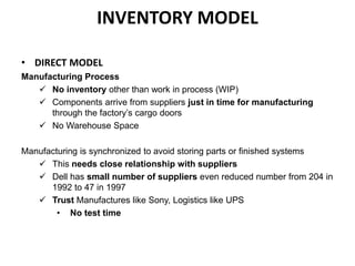 Supply chain of Dell | PPTX