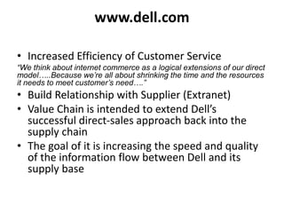 Supply chain of Dell | PPTX