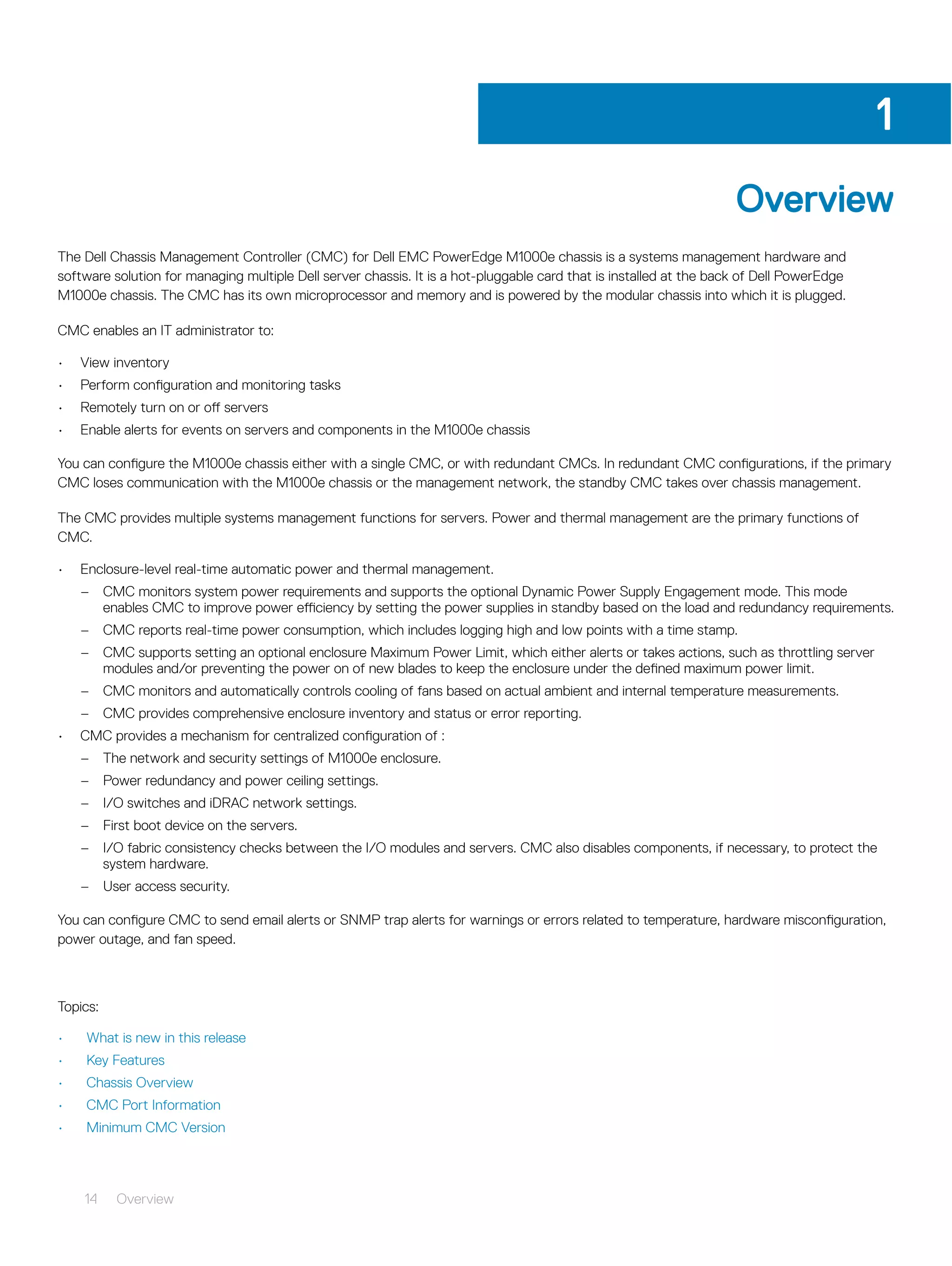 Dell chassis-management-controller-v610-poweredge-m1000e users-guide-en ...