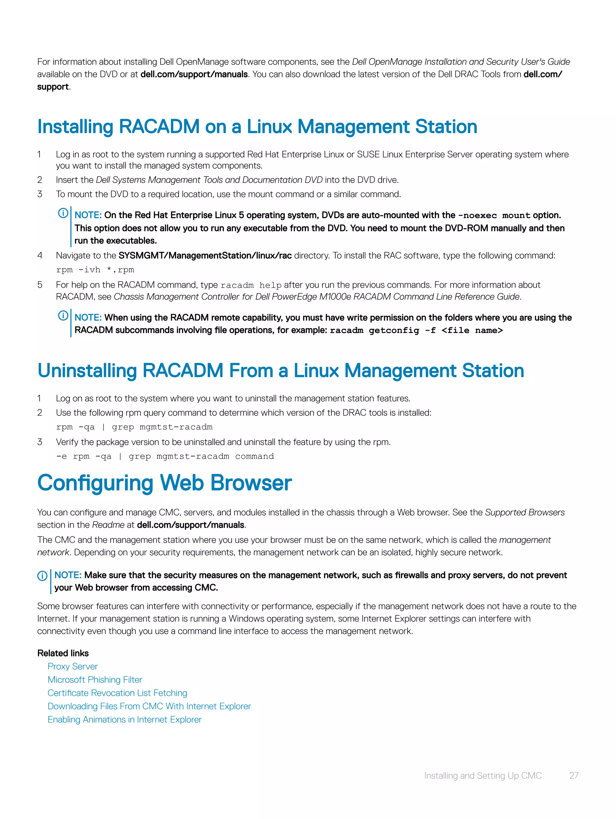 Dell chassis-management-controller-v610-poweredge-m1000e users-guide-en ...