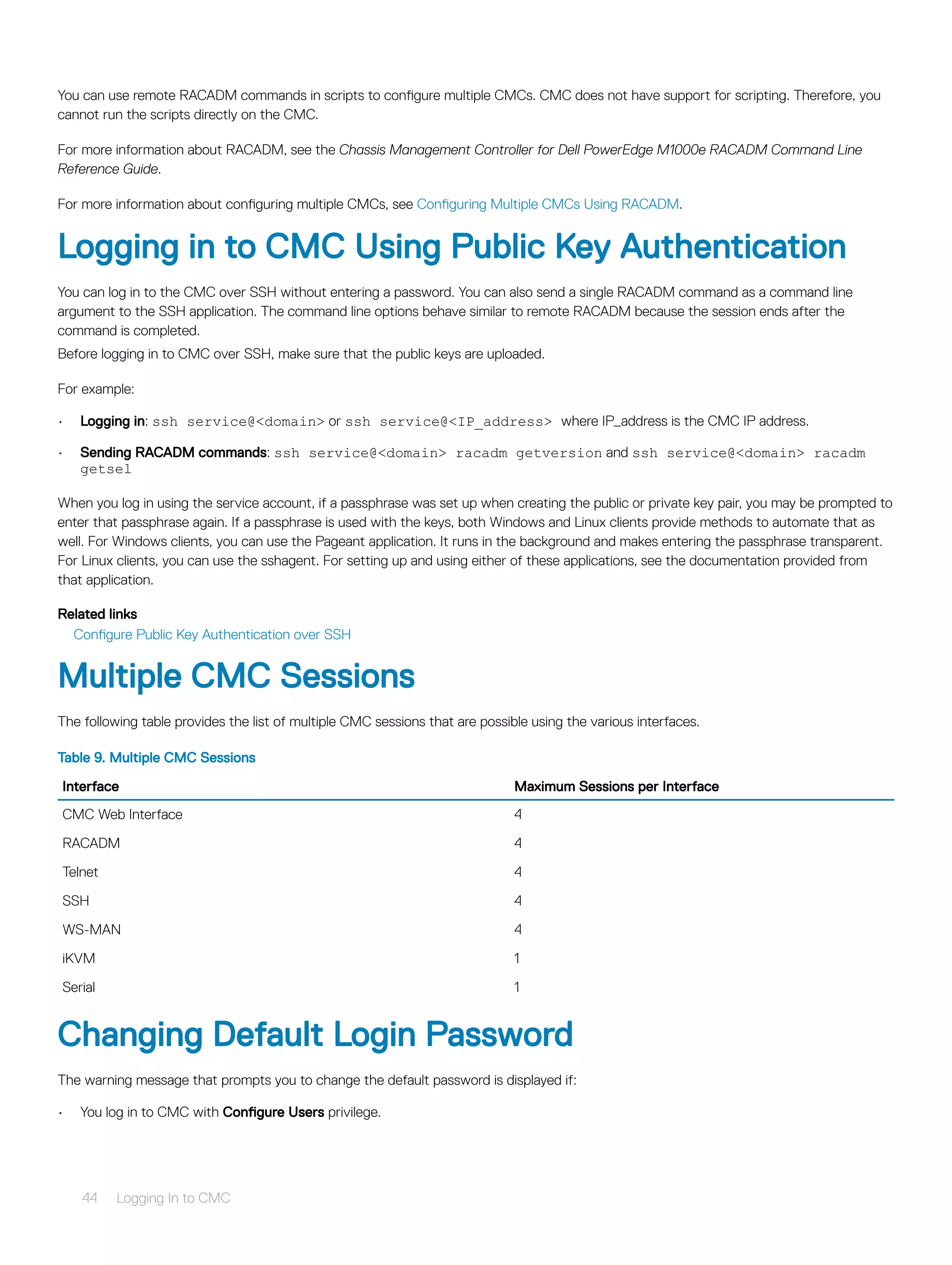 Dell chassis-management-controller-v610-poweredge-m1000e users-guide-en ...