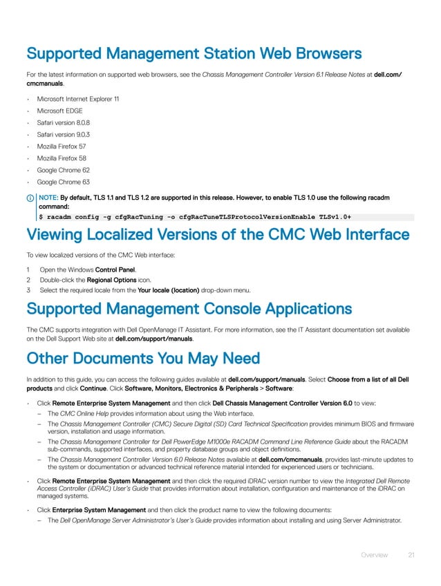 Dell chassis-management-controller-v610-poweredge-m1000e users-guide-en ...