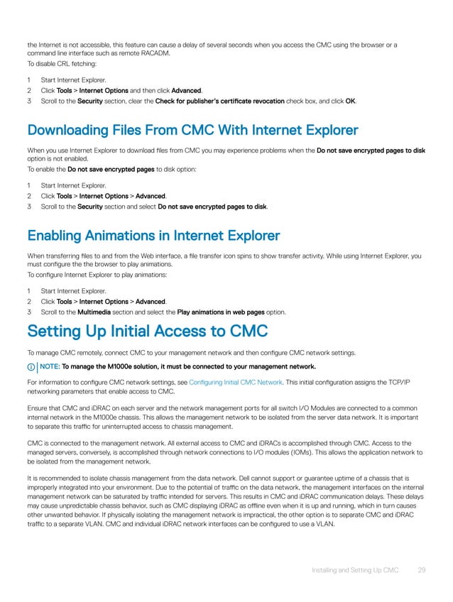 Dell chassis-management-controller-v610-poweredge-m1000e users-guide-en-us | PDF