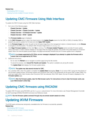 Dell chassis-management-controller-v610-poweredge-m1000e users-guide-en-us | PDF | Operating ...
