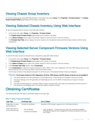 Dell chassis-management-controller-v610-poweredge-m1000e users-guide-en-us | PDF | Operating ...